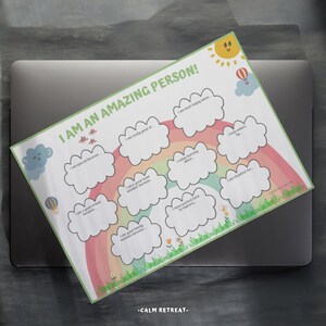 Self-esteem Worksheet, I Am an Amazing Person, Self Confidence Activity ...