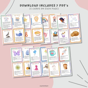 28 Scripted Mindfulness Breathing Cards for Kids, Anxiety Relief Tool ...