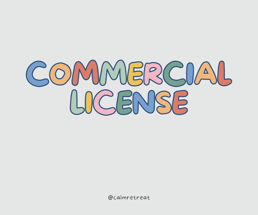 Commercial License - Permission to Re-distribute Products. One ...
