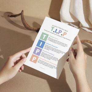 DBT Poster, Tipp Coping Skill, DBT, Therapy Office Decor, Therapy ...