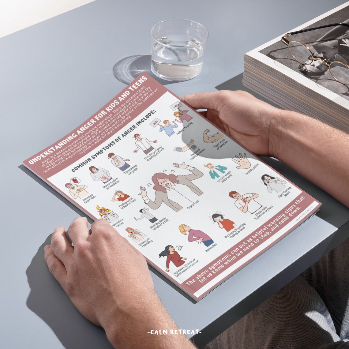 Anger Printable Handout for Kids & Teens, Understanding Anger Relief ...