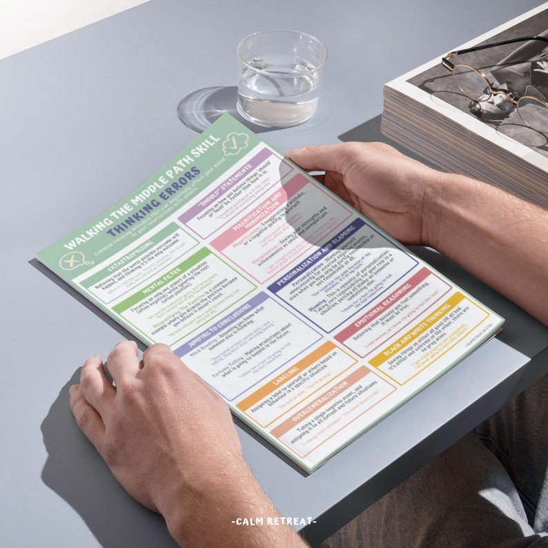 Walking the Middle Path DBT Skill, DBT Thinking Errors Handout ...