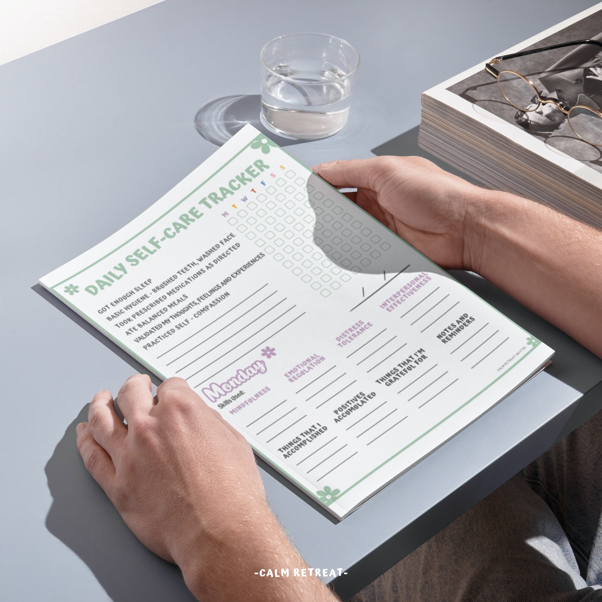 DBT Planner DBT Skills Tracker Mental Health Journal Self - Etsy