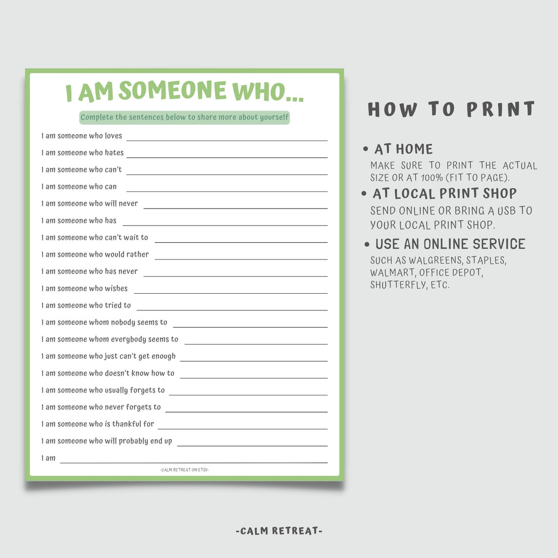 Self-esteem Fillable Worksheet, Forgiving Myself, Self-esteem Worksheet ...