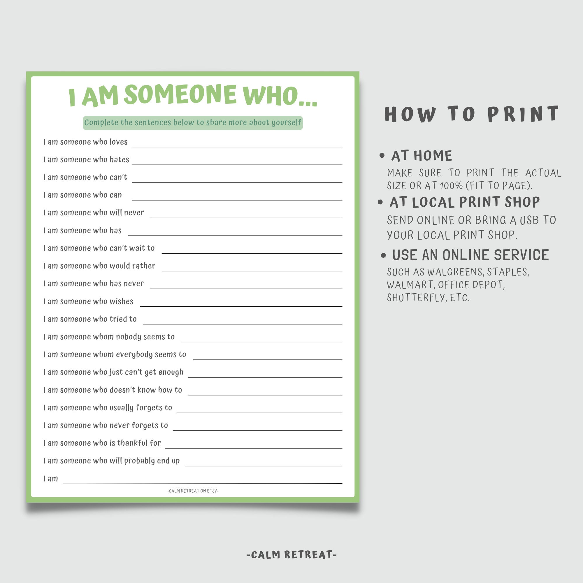 Self-esteem Fillable Worksheet, Forgiving Myself, Self-esteem Worksheet ...