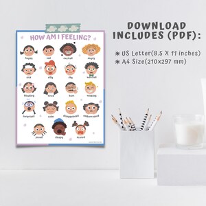 Feelings Poster, Kids Feelings, Soft Feelings, Nursery Wall Art ...