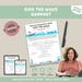 DBT Ride the Wave Handout: Emotion Regulation Skills, Therapy Office ...