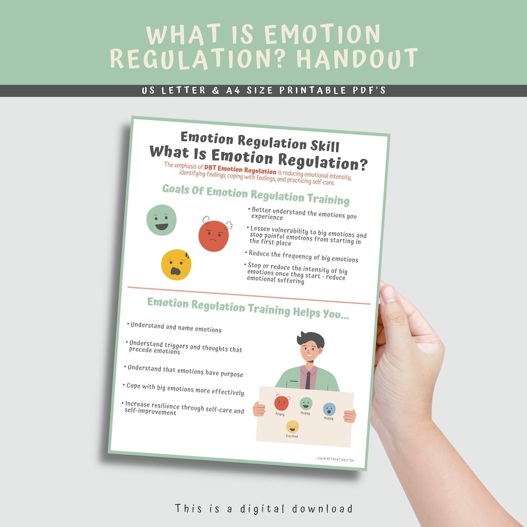 What is Emotion Regulation Handout, Emotion Regulation Skills PDF ...