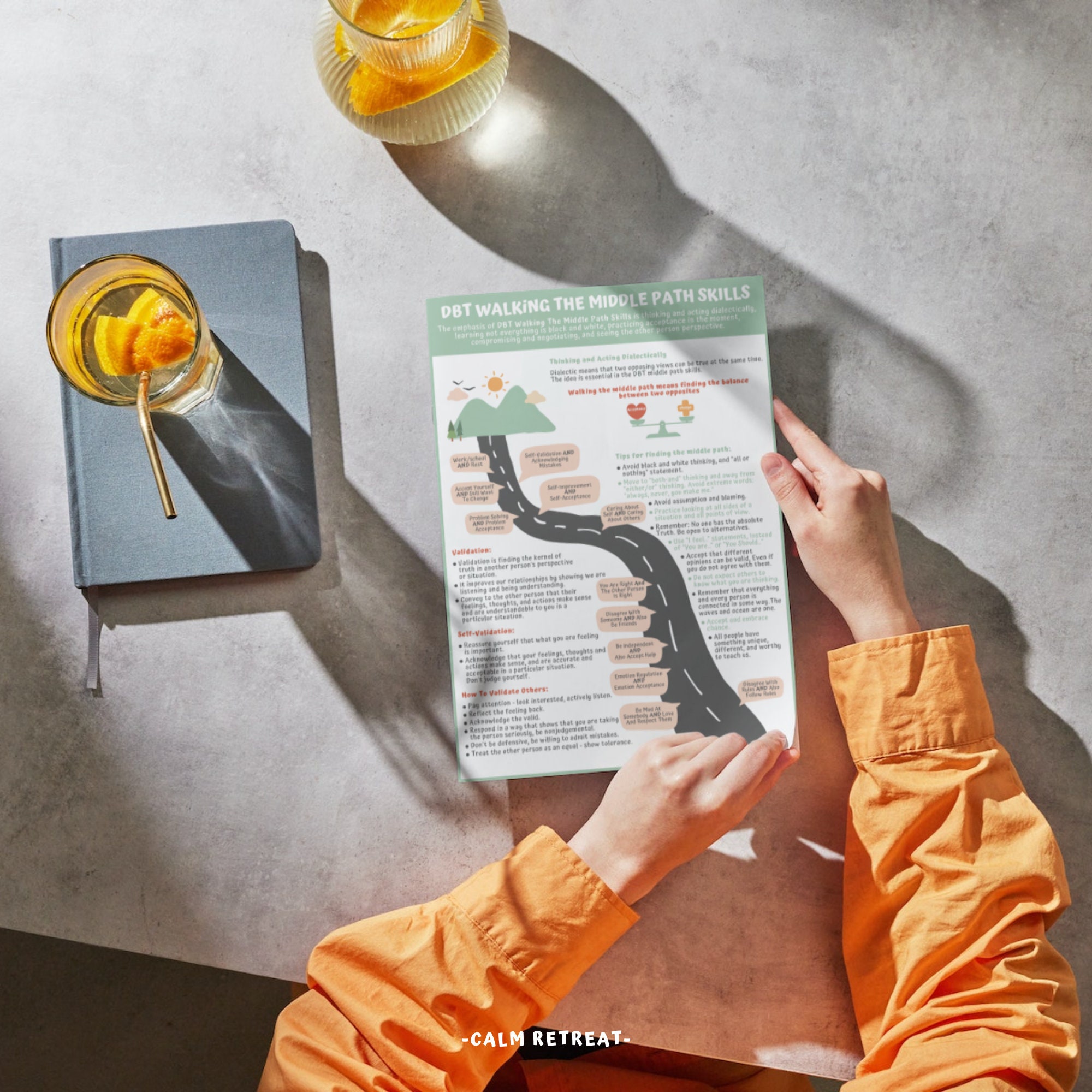 DBT Walking the Middle Path Coping Skills Handout, Dialectical Behavior ... DBT Walking the Middle Path Coping Skills Handout, Dialectical Behavior ...