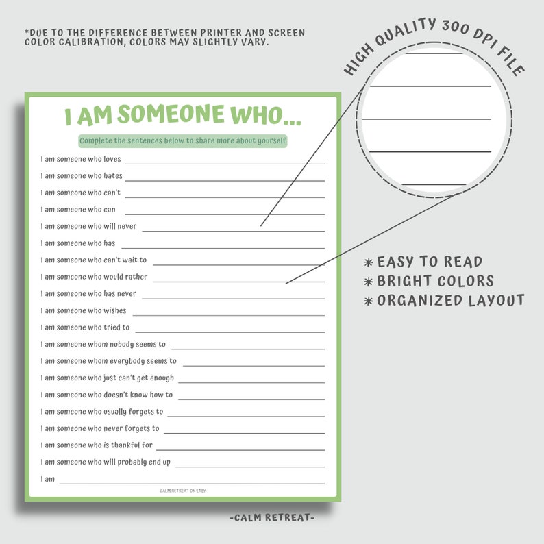 Self-esteem Fillable Worksheet, Forgiving Myself, Self-esteem Worksheet ...
