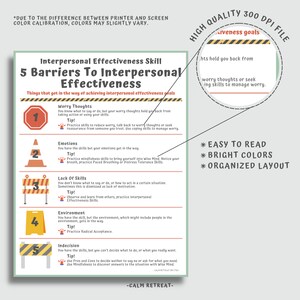 DBT Barriers to Interpersonal Effectiveness Handout, Dialectical ...