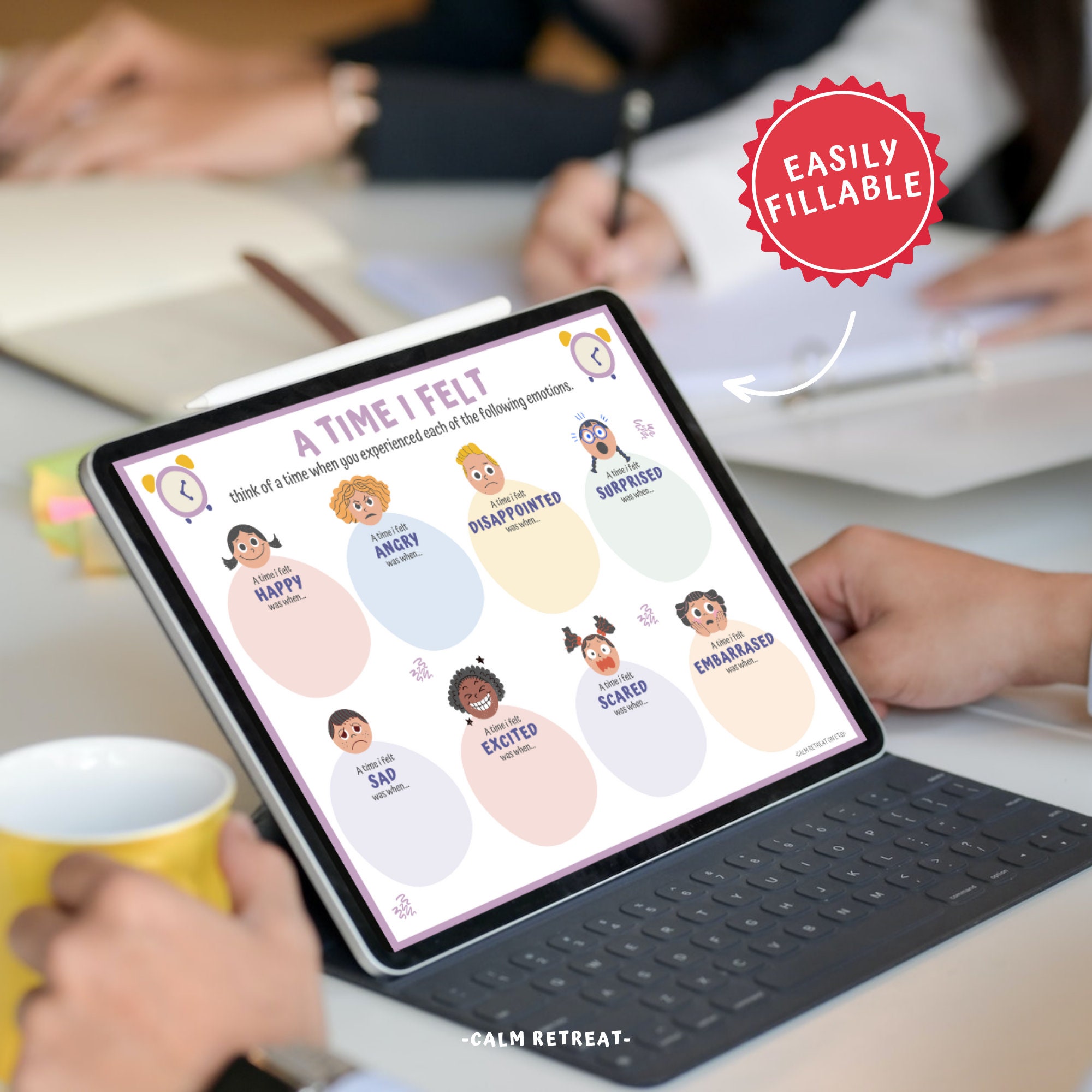 Feelings/emotions Printable Worksheet for Kids & Teens, A Time I Felt ...