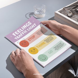 Feelings Coping Skill Handout for Kids Teens, Self Regulation Social ...