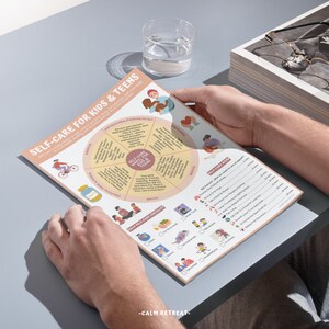 Self-care for Kids and Teens Printable Handout, Coping Skills, Mental ...