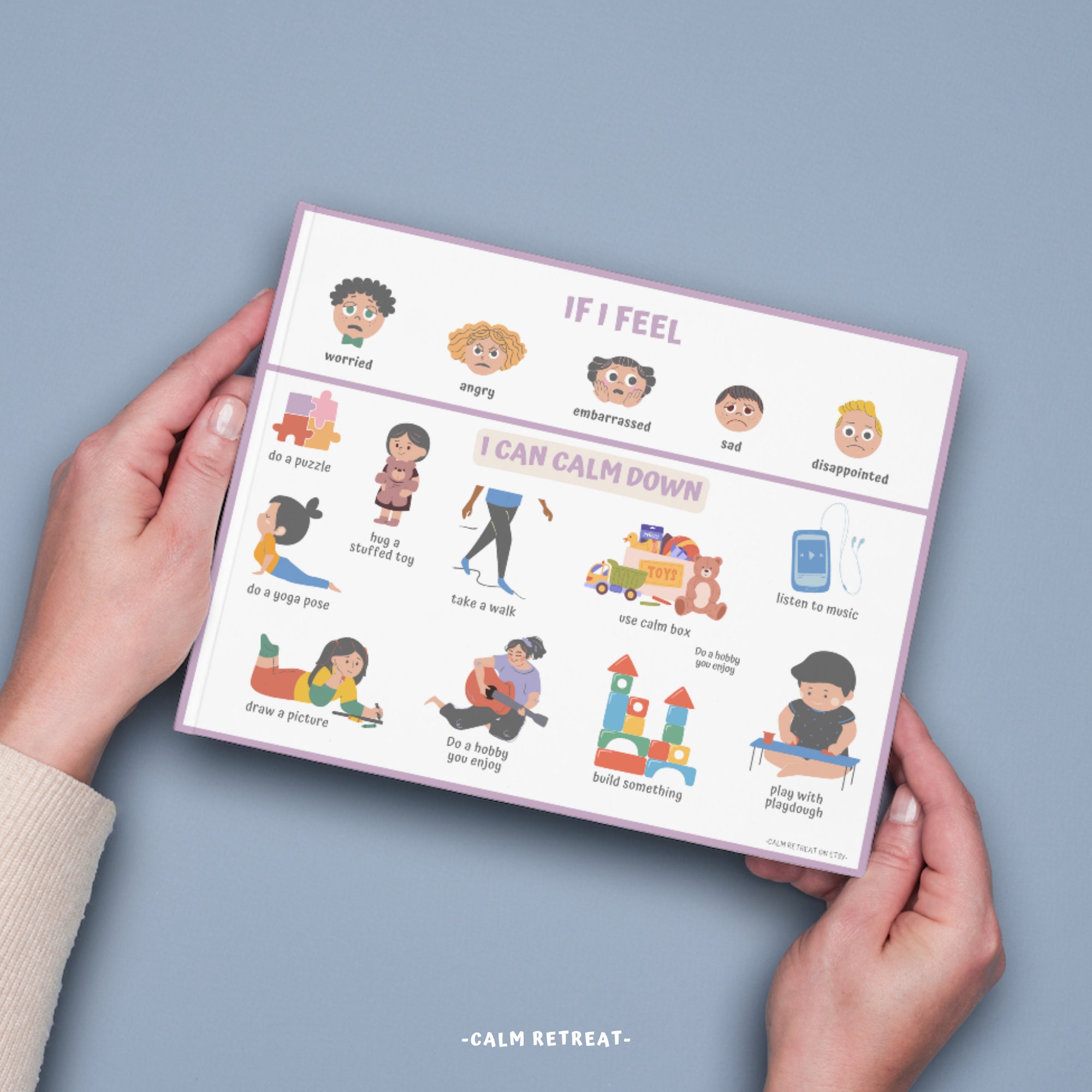 Feelings Thermometer Printable: Emotional Regulation Chart (digital ...