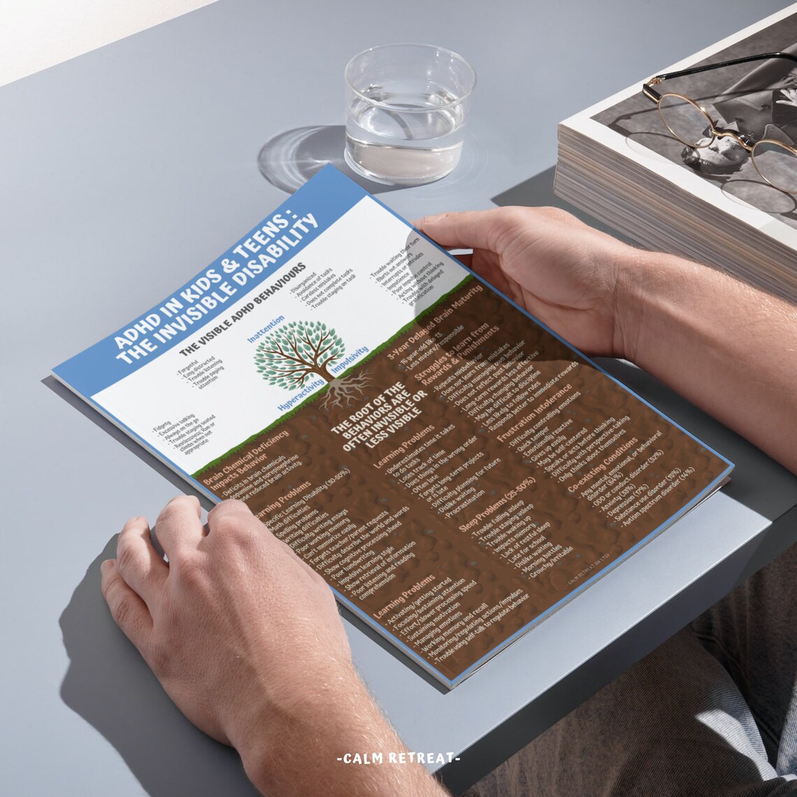 ADHD Printable Handout for Kids & Teens, Attention Deficit Disorder ...