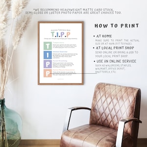 DBT Poster, Tipp Coping Skill, DBT, Therapy Office Decor, Therapy ...