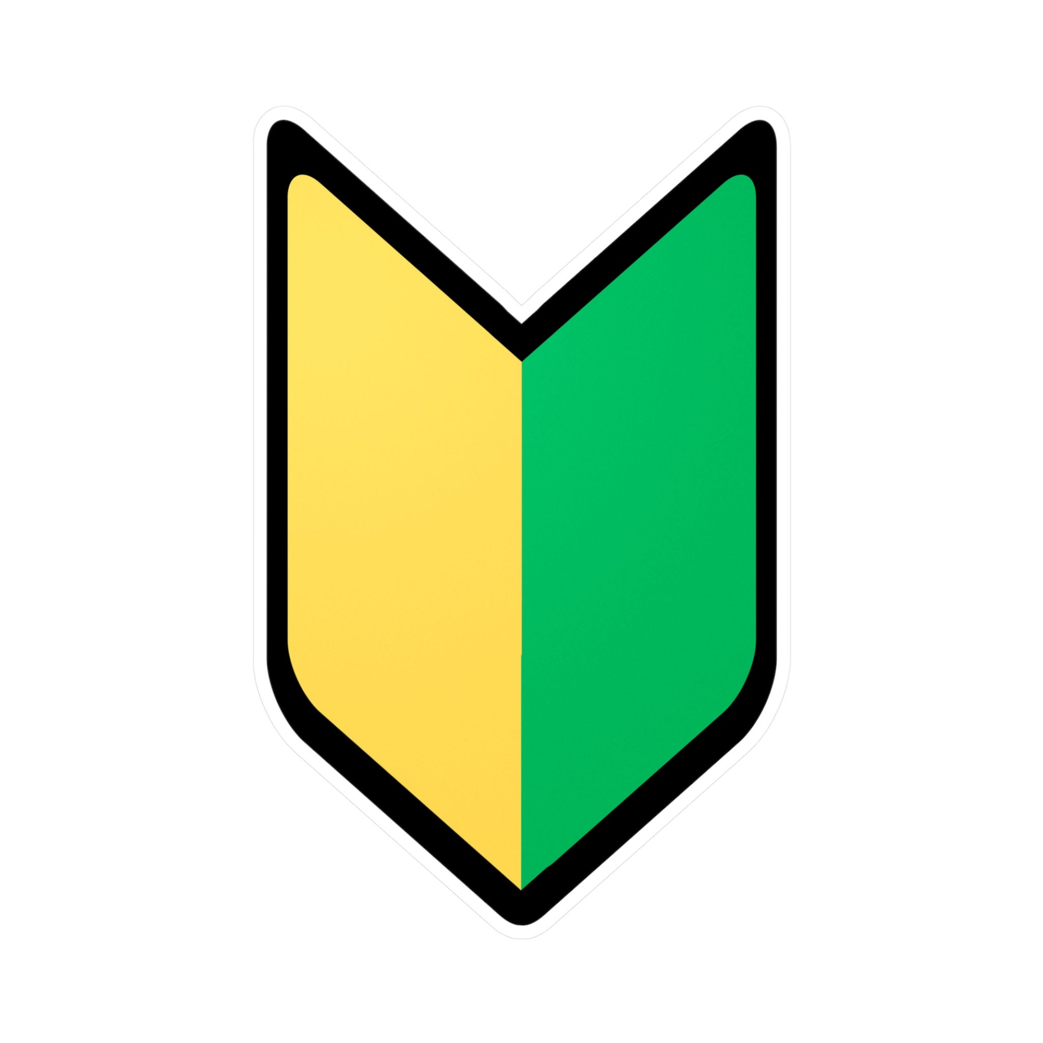 Japanese Beginner Mark for Driving Decal Sticker Wakaba Mark JDM - Etsy