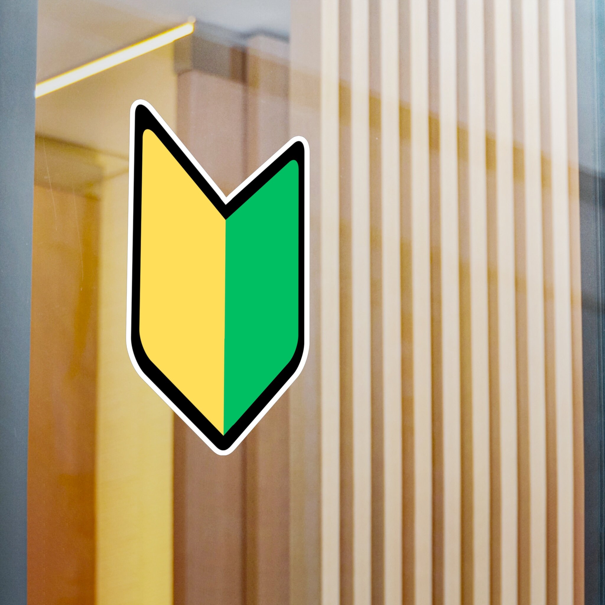 Japanese Beginner Mark for Driving Decal Sticker Wakaba Mark JDM - Etsy