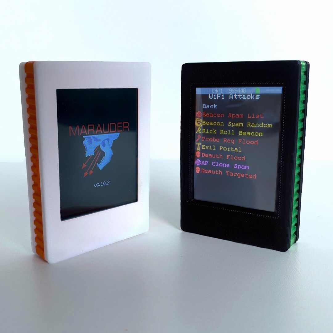 Esp32 Pocket Marauder Wi Fi Bluetooth Cybersecurity Device Pentest Etsy