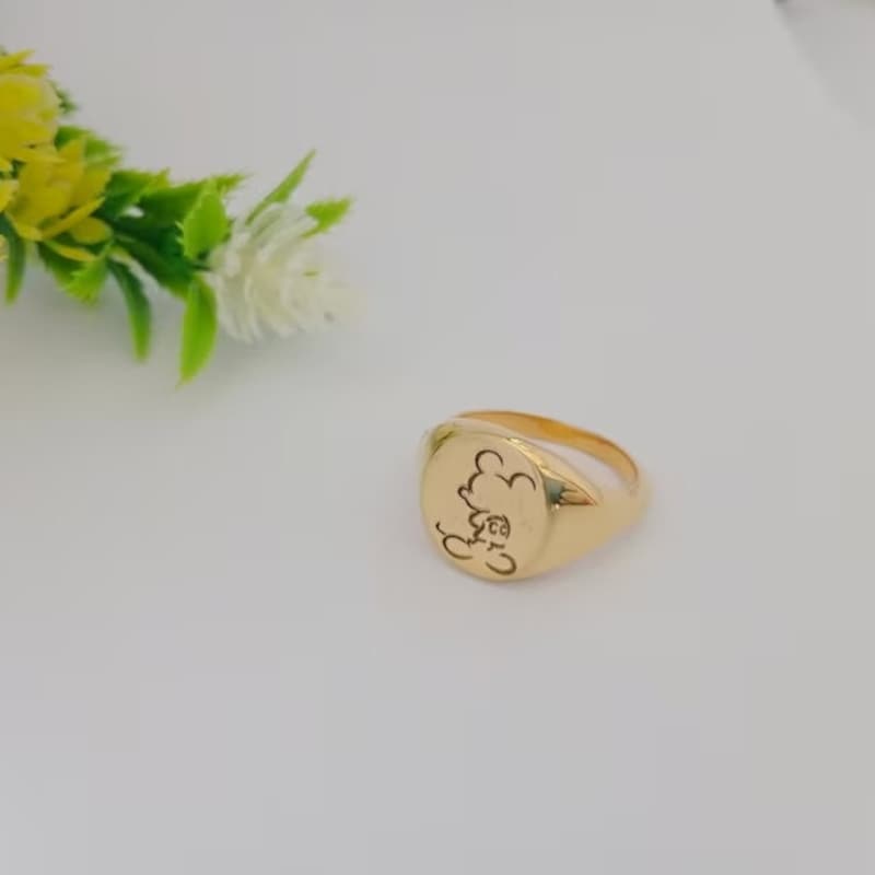 Mickey Mouse Ring - Etsy