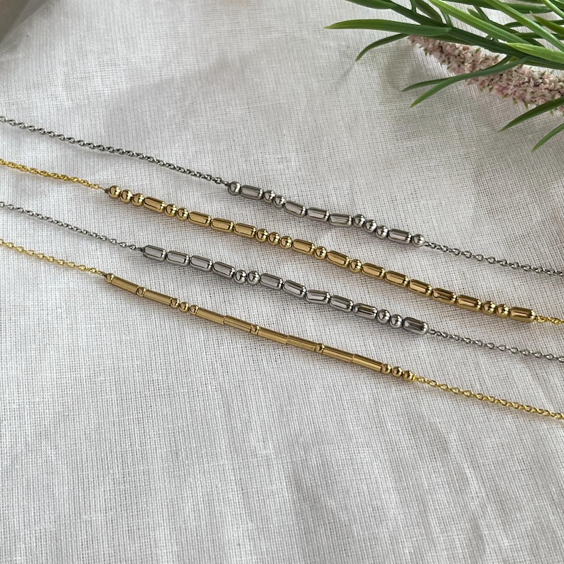 Always Morse Code Necklace–hidden Message Jewelry–meaningful Gift for ...