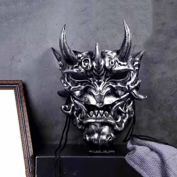 Japanese Ghost Mask - Etsy