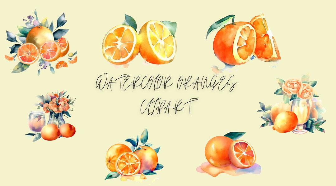 Commercial Use OK Clipart of Oranges - Etsy