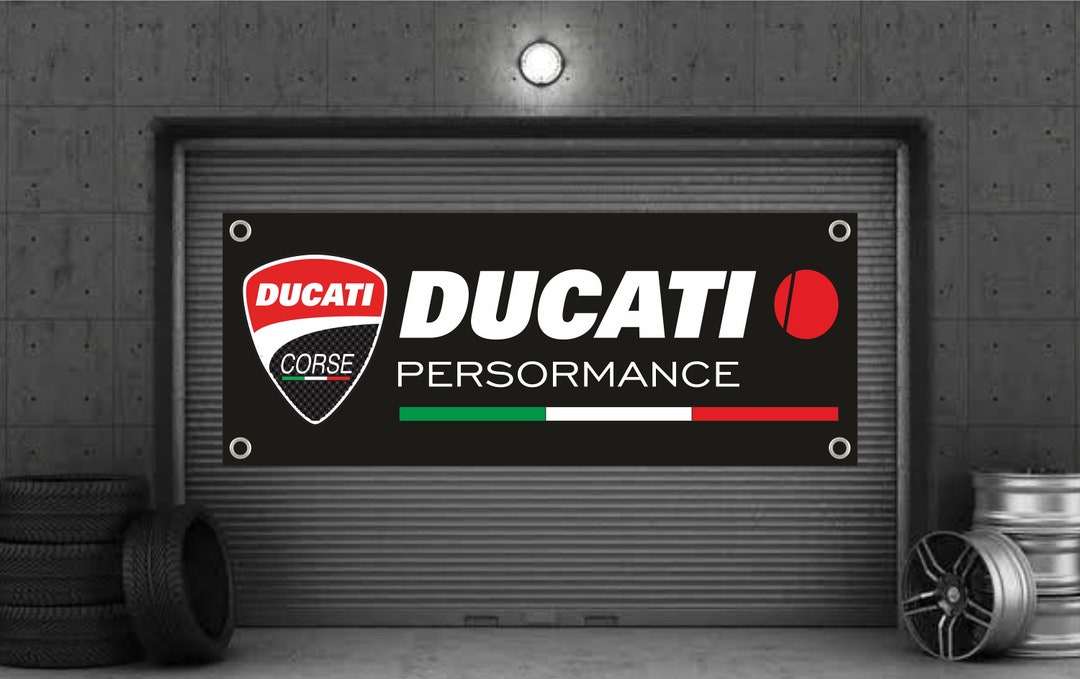 Ducati Logo Banner Vinyl Garage Signoffice or - Etsy