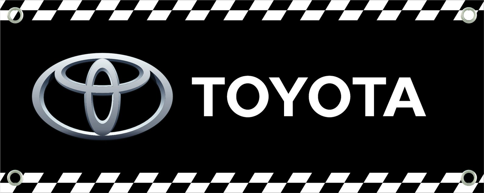 Toyota Logo Banner Vinyl Garage Sign,office or Showroom,flag,racing ...