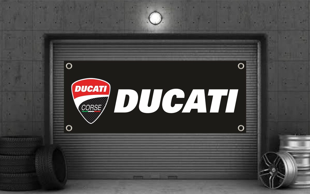Ducati Logo Banner Vinyl Garage Sign,office or Showroom,flag,racing ...