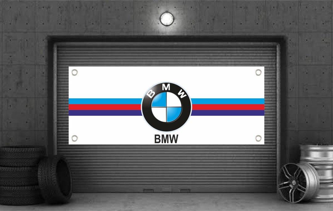 Bmw Logo Banner Vinyl Garage Signoffice or - Etsy