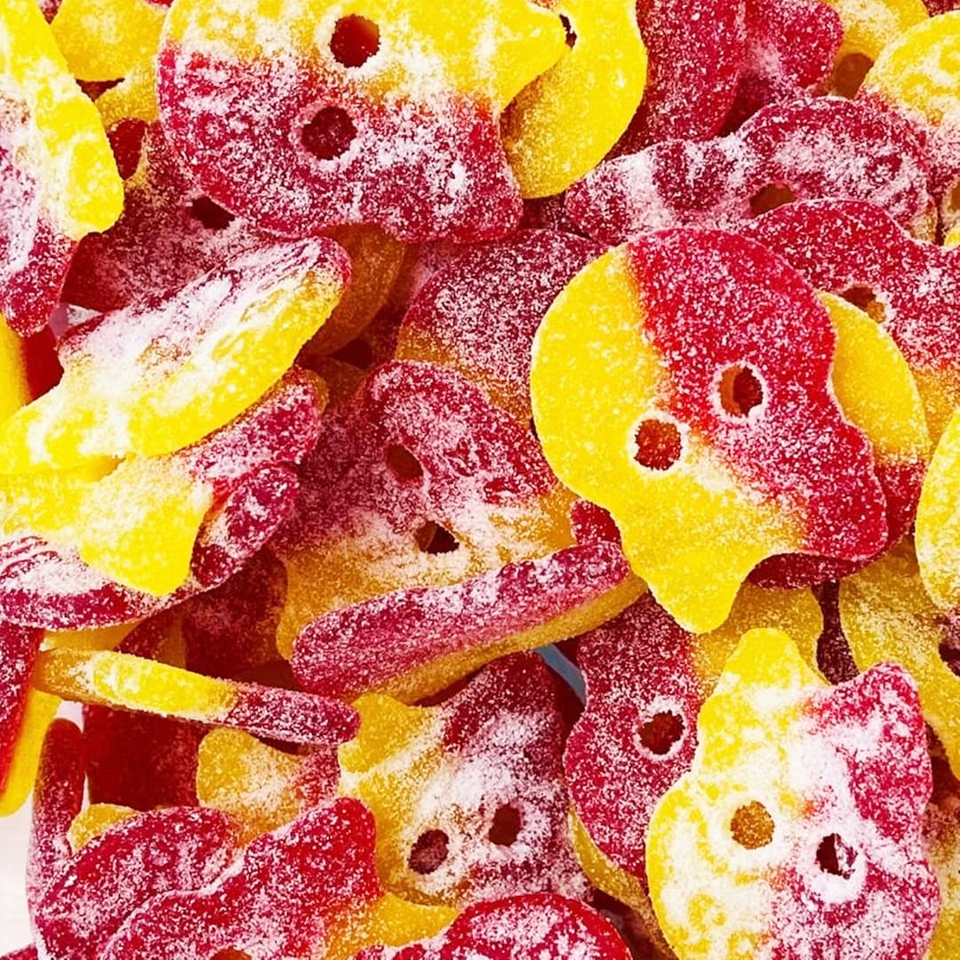 Bubs Giant Sour Skulls, Sour Jelly Candy, Swedish Candy Bubs, Bubs Cola ...