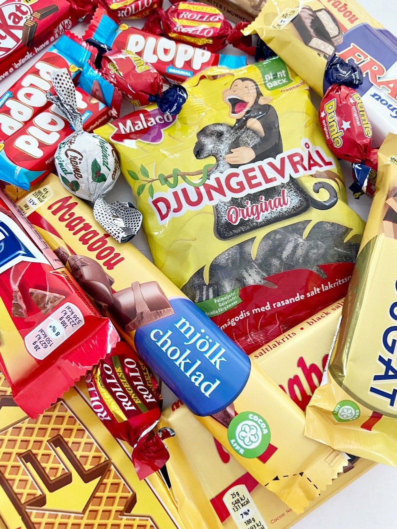 Swedish Snack Box, Surprise Snacks From Sweden, Candy, Chocolates ...
