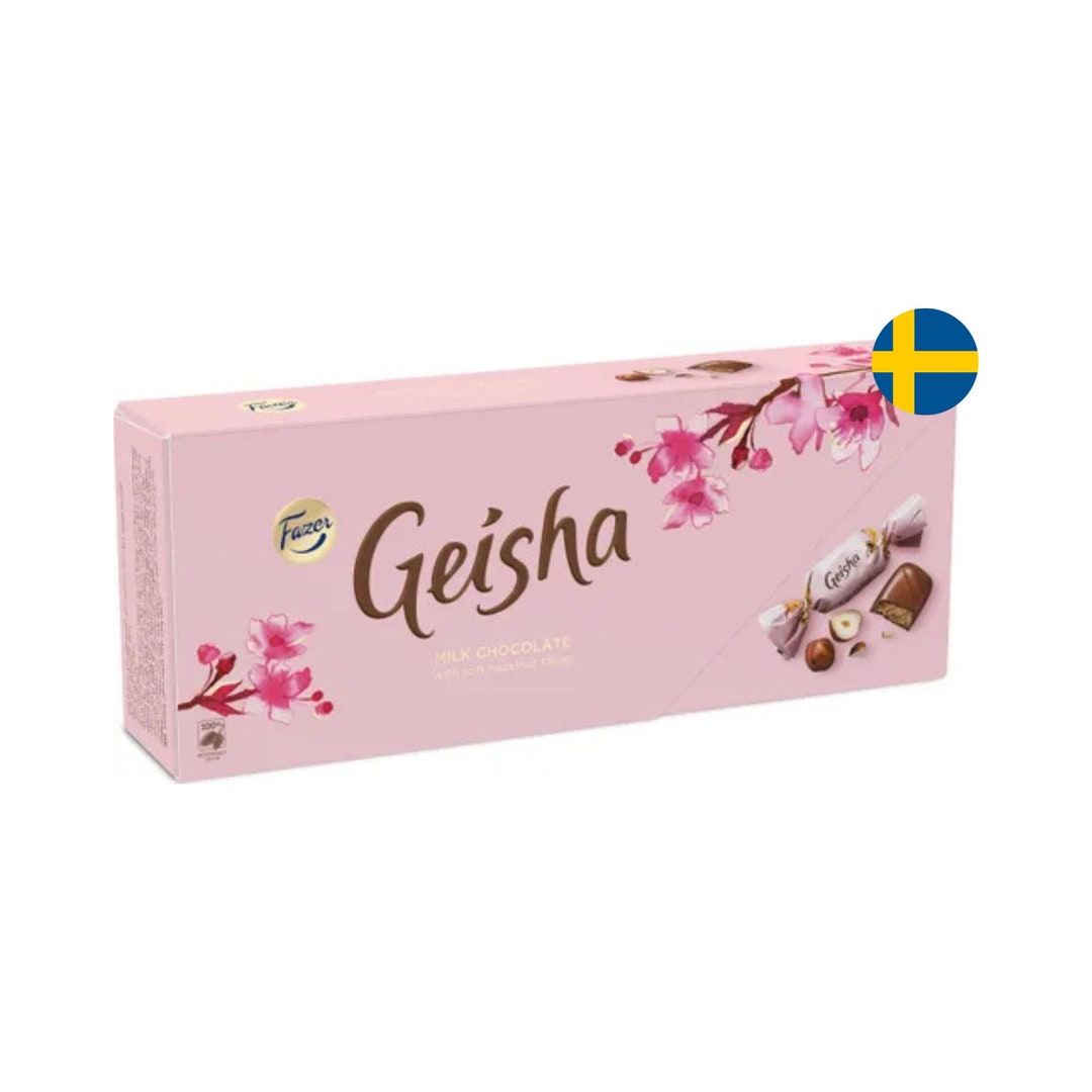 Geisha Chocolate Candies, Geisha Box, Milk Chocolate, Geisha Choklad ...