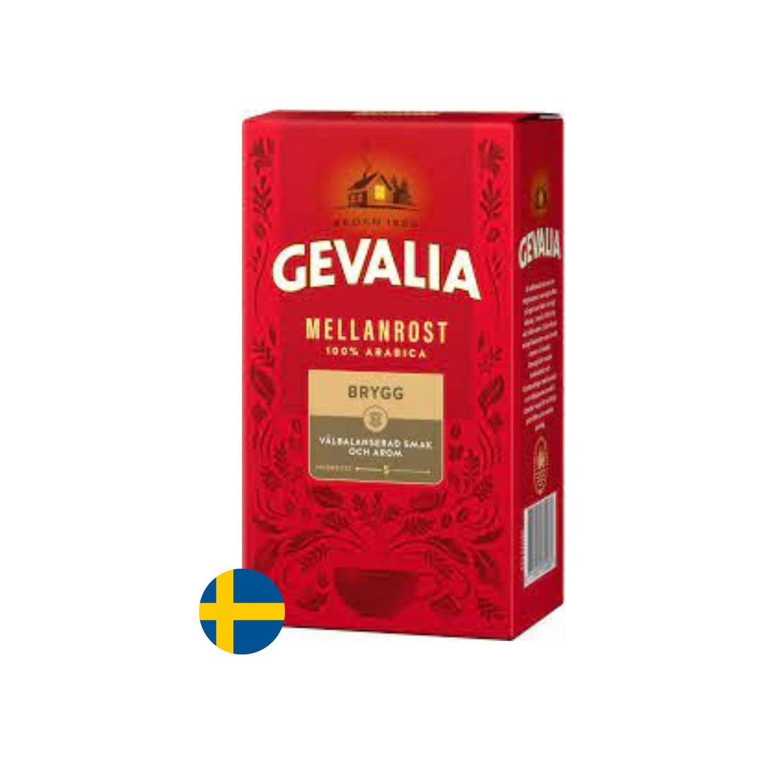 Swedish Coffee Gevalia, Bryggkaffe Mellanrost, Medium Roast, Swedish ...