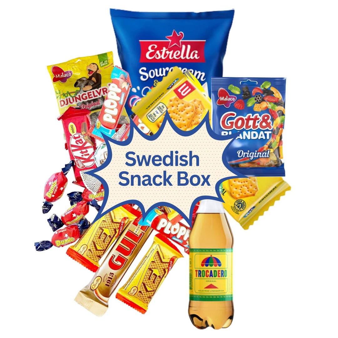 Swedish Snack Box, Surprise Snacks From Sweden, Candy, Chocolates ...