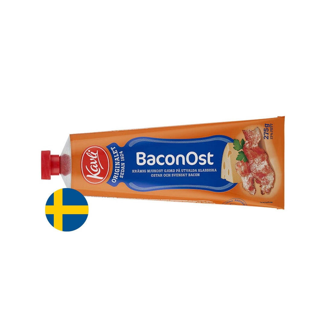 Kavli Bacon Cheese Spread, 275g 9.7 Oz., Soft Cheese Spread, Mjukost ...