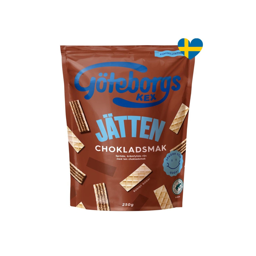 Gothenburg Biscuits Chocolate Flavour, Swedish Kexchoklad, Godis ...