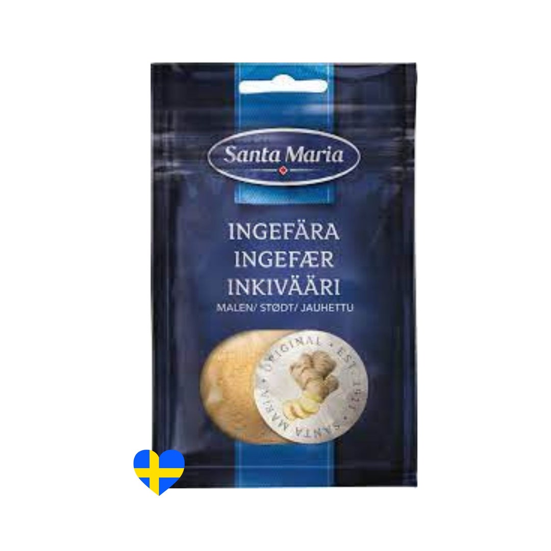 Ground Ginger Spice, Ingefära, Ginger Powder, Swedish, Scandinavian ...