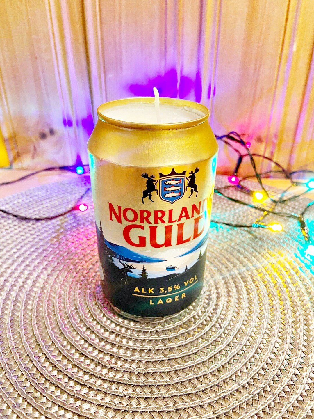 Swedish Beer Can Candle, Gift for Birthday, Anniversary, Christmas ...