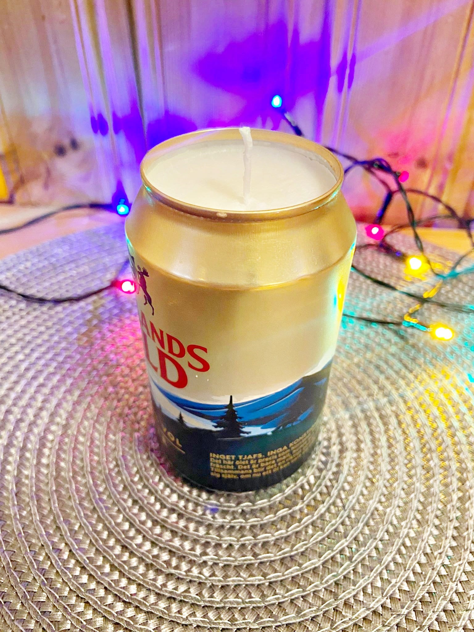 Swedish Beer Can Candle Gift for Birthday Anniversary - Etsy