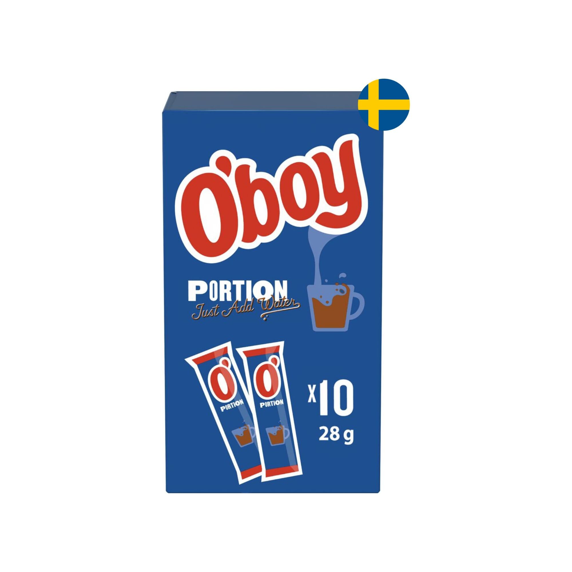 Swedish O'boy Original Cocoa Powder Mix 10 Sachets, Oboy Hot Chocolate ...