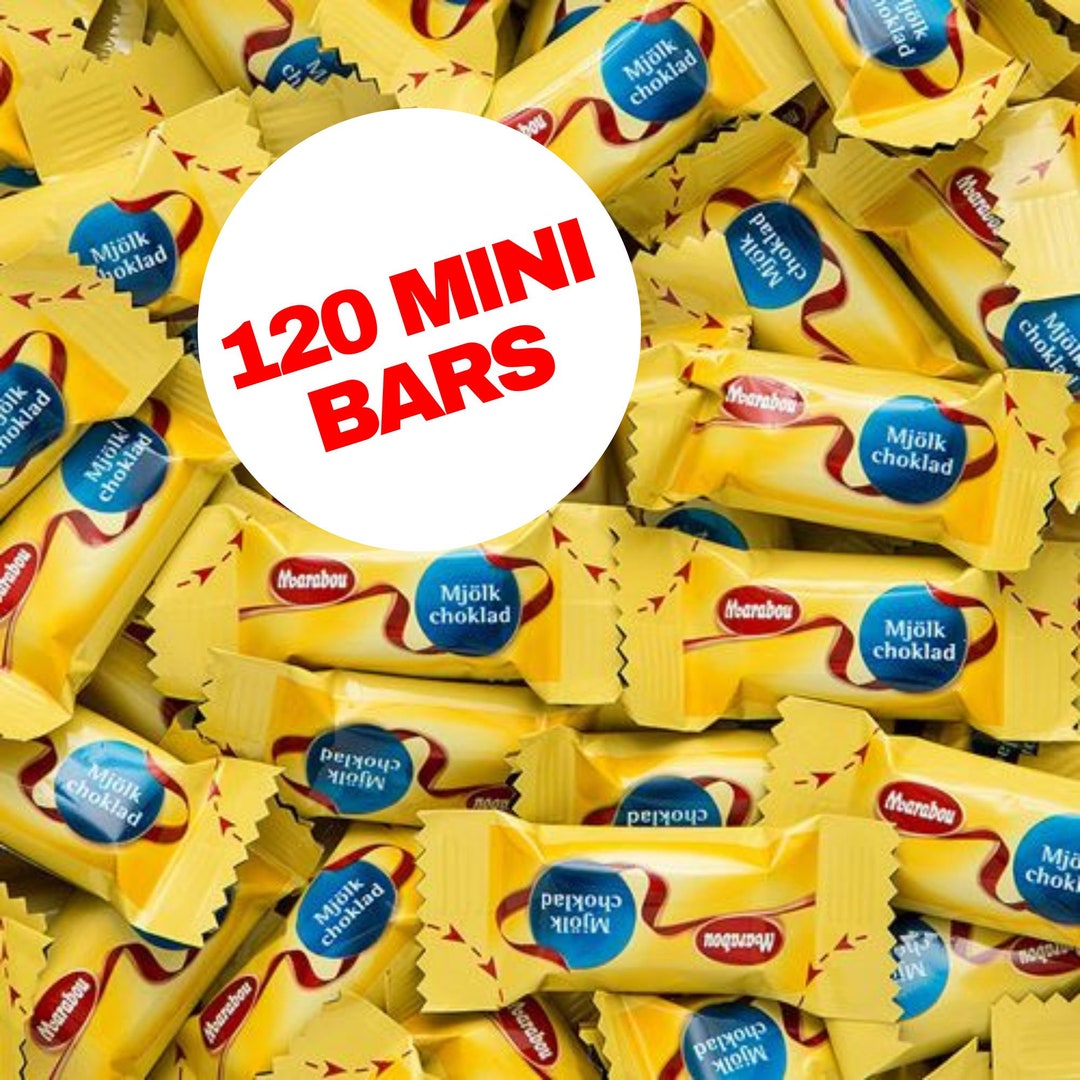 120 Pcs Swedish Chocolate Marabou, Swedish Chocolate Candy Bars, Mini ...