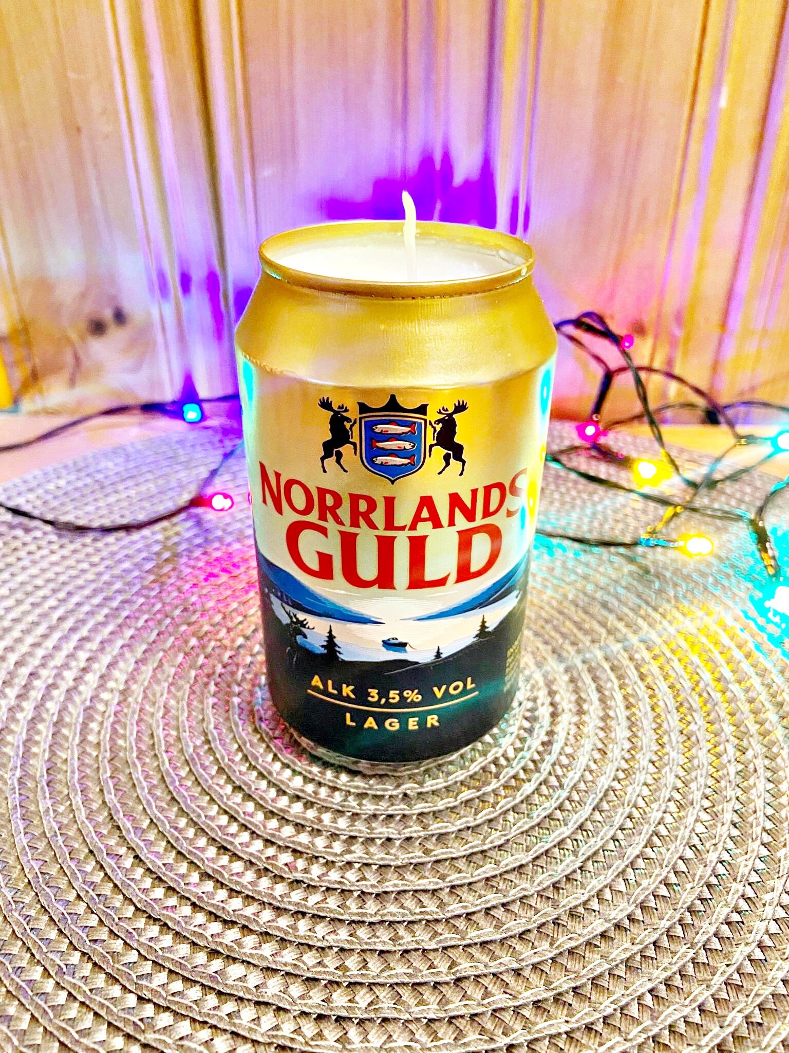 Swedish Beer Can Candle Gift for Birthday Anniversary - Etsy