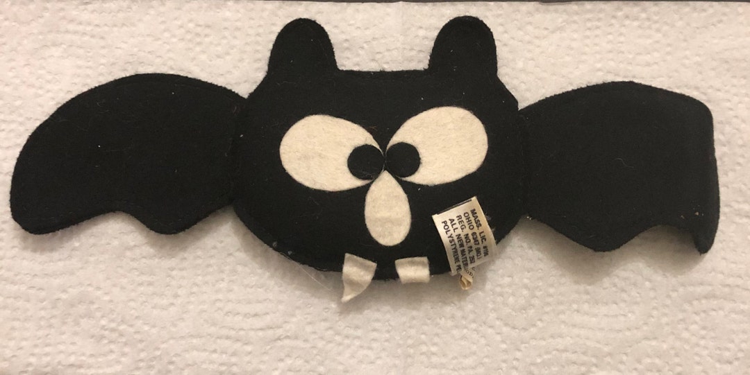 Vintage Hallmark Cards Stuffed Vampire Bat Made in Hong Kong - Etsy