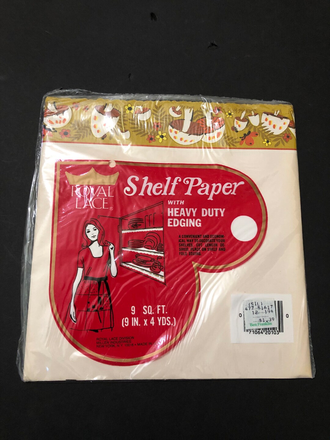 Vintage Royal Lace Shelf Paper With Heavy Duty Edging Mushroom - Etsy