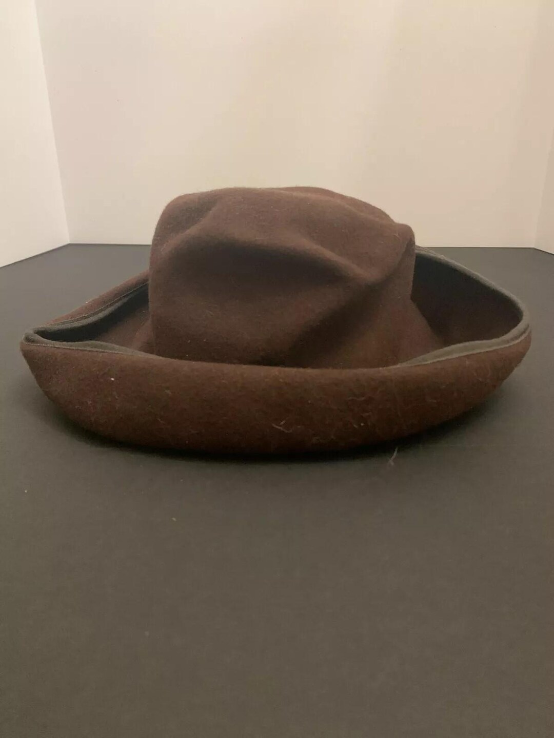 Vintage Michael Howard Miss Bierner 100% Wool Women's Upturn Brim ...