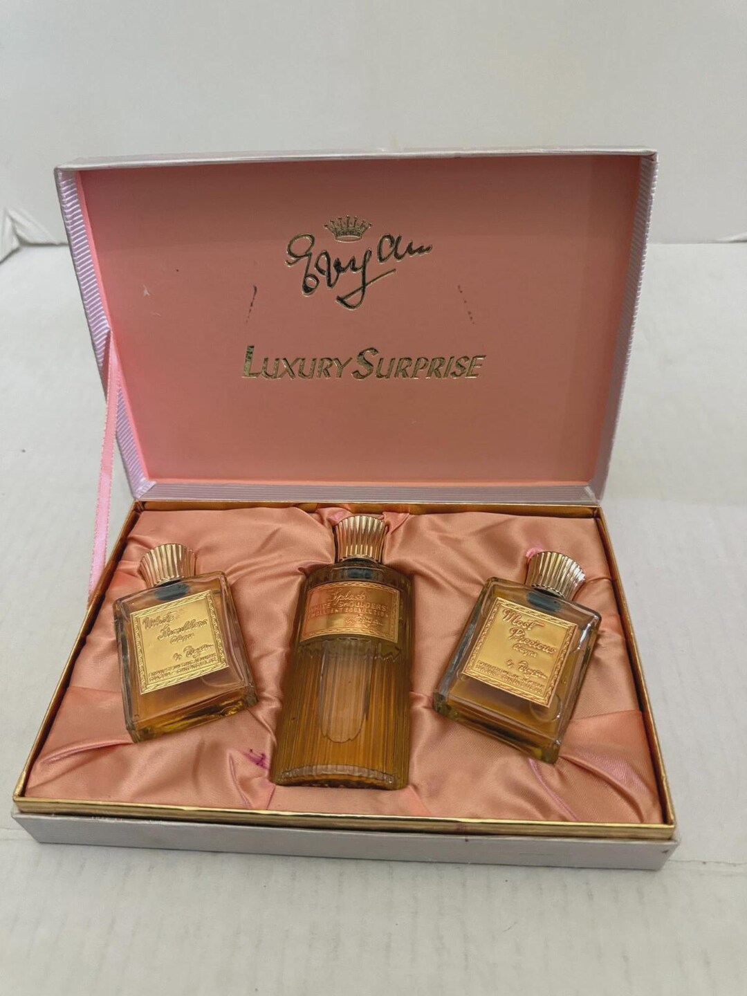 Vintage Evyan White Shoulders Most Precious Luxury Surprise Cologne ...