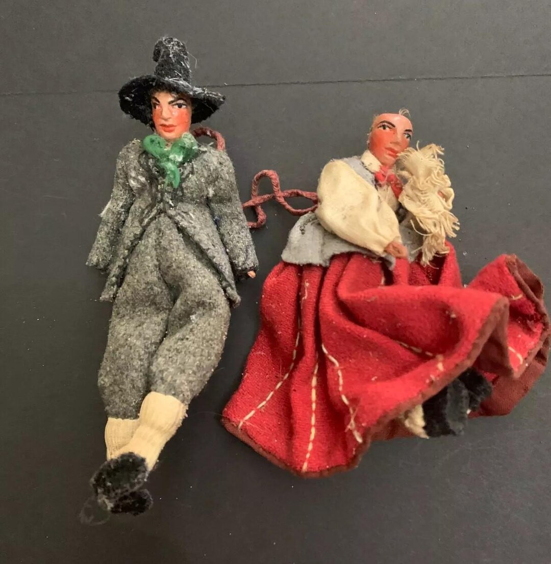 Vintage Handmade Slovak Ethnic Man and Woman Folk Art Doll - Etsy